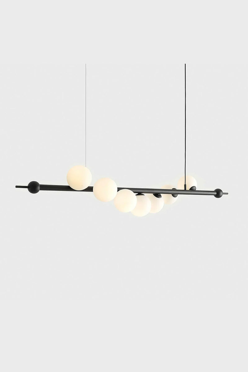 Metanoya Lighting Nami Sarkıt - Siyah Avize | Milagron