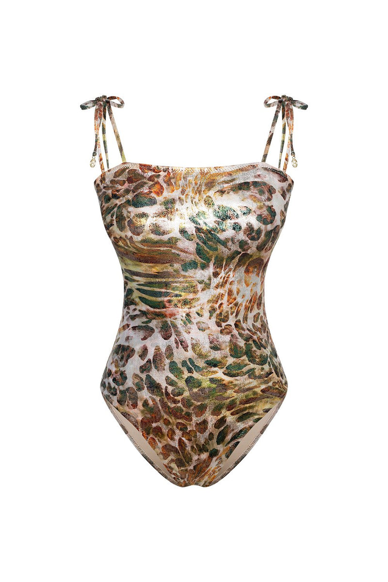 Bonesta Chalbi Phantom Snake Pattern Askılı Straplez Mayo Bikini ...