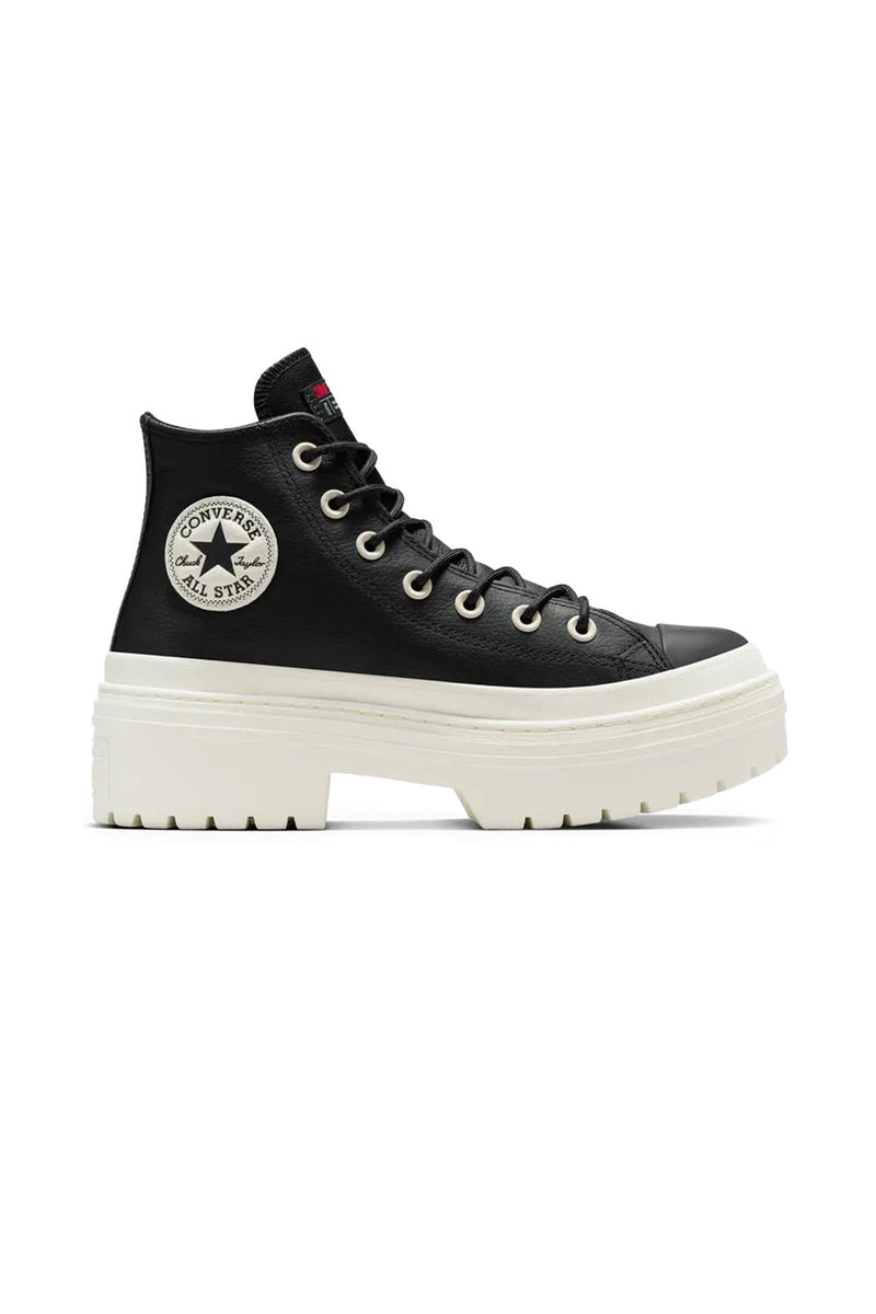 Converse Chuck Taylor All Star Lugged Heal Platform Siyah Deri Bot ...