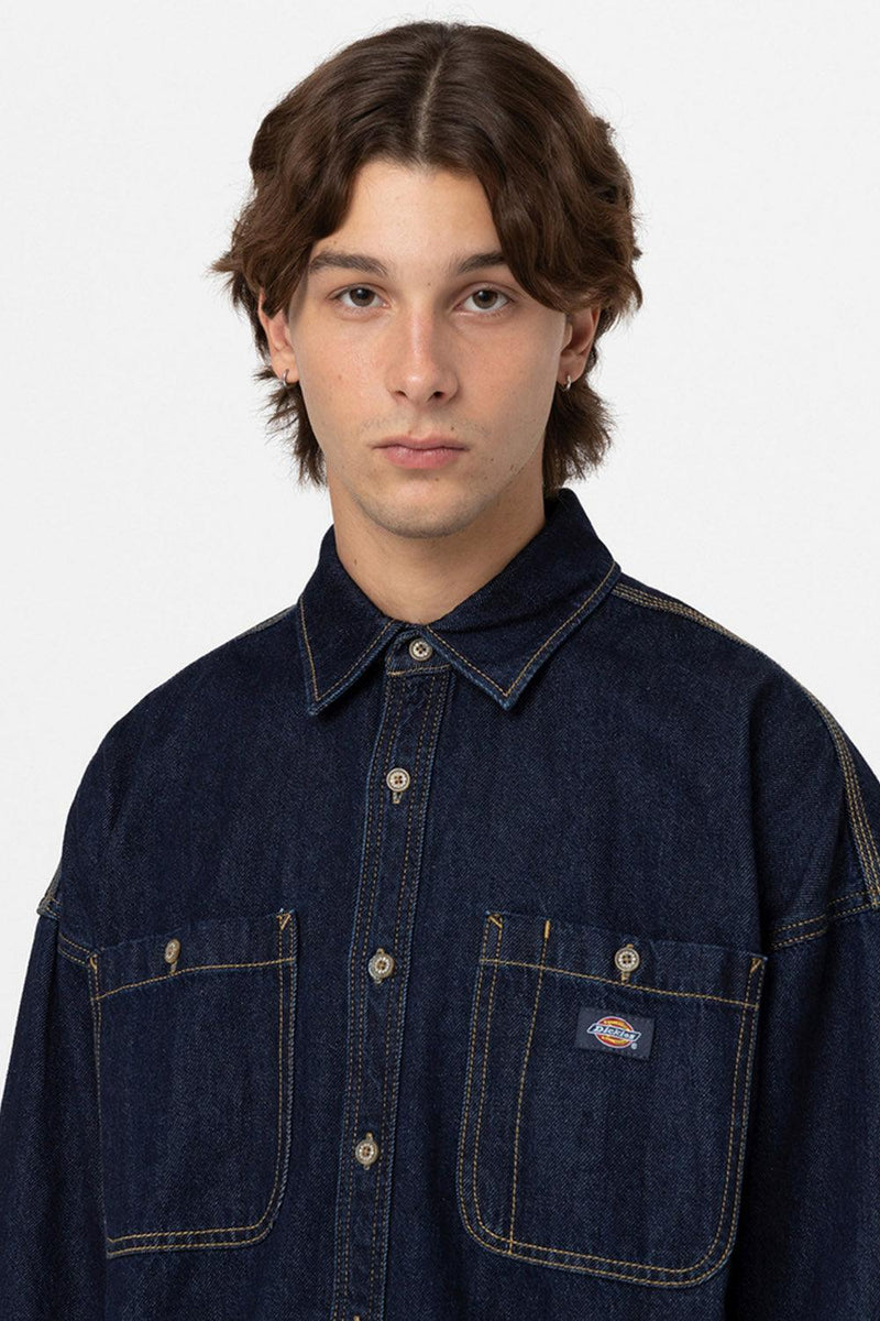 Dickies Houston Shirt Rinsed Gömlek | Milagron