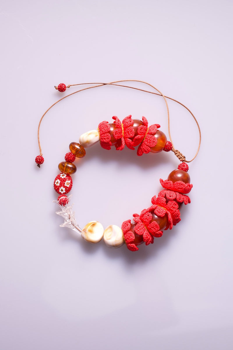 Nadiré Calliope Necklace Carmine Kolye | Milagron