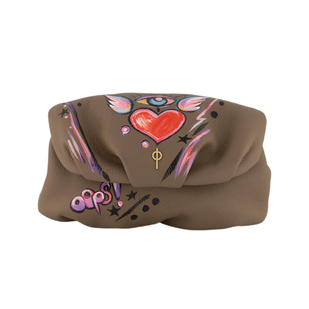 Otrera Floral Fantasy Leda Heart El Çantası | Milagron