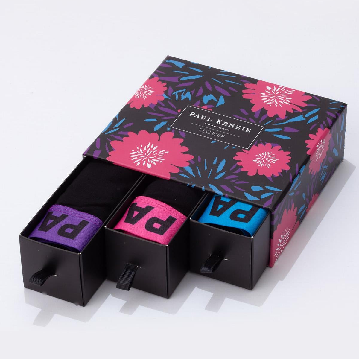 Paul Kenzie Comfort Flex 3'lü Erkek Boxer Flower Boxer | Milagron