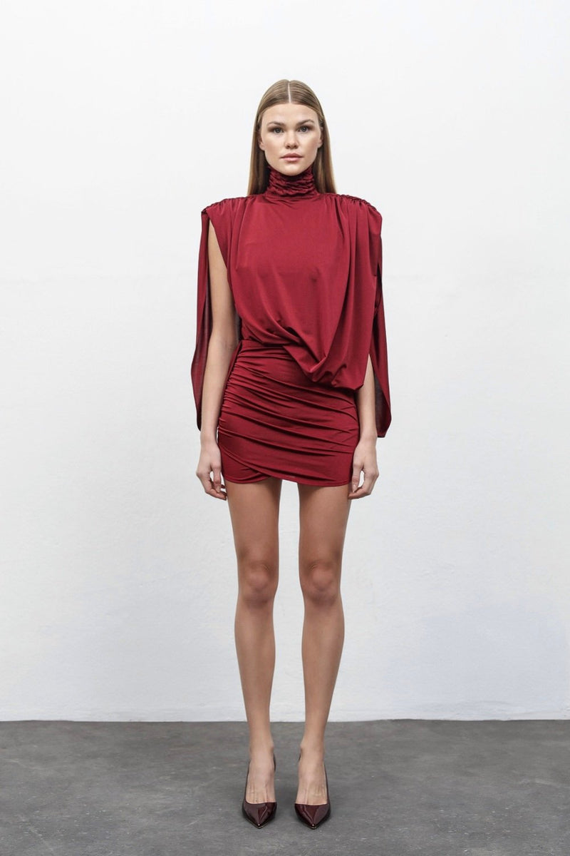 RAN Cherry Rose Dress Elbise | Milagron