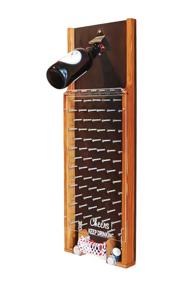 Rustic Wooden Art Ice Hockey Drinko Şişe Açacağı Mutfak Aksesuarları ...