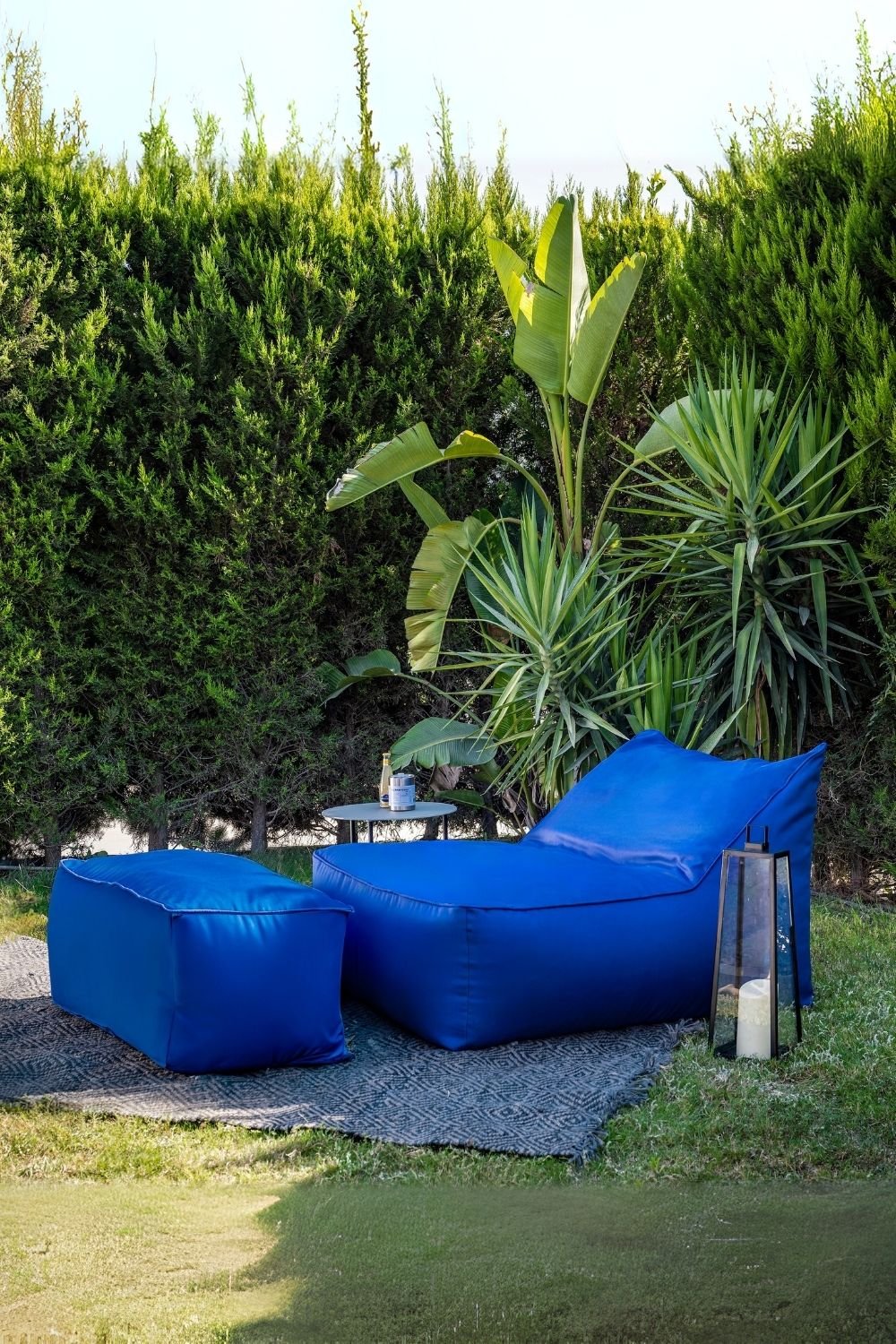 livingstore Belize I Lounger Puf'u Lacivert Puf | Milagron